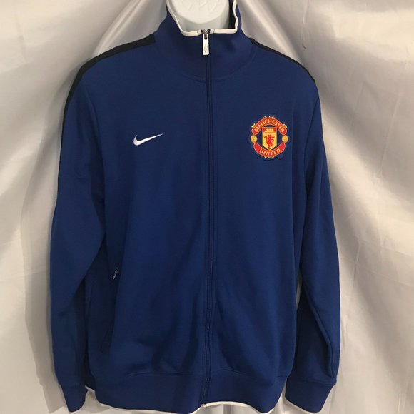 Nike | Jackets & Coats | Nike Blackblue Manchester United Athletic ...
